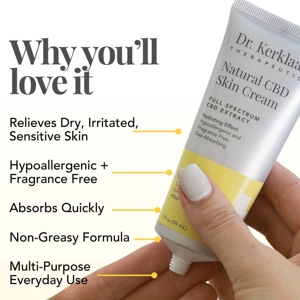 Natural CBD Skin Cream | Dr. Kerklaan Therapeutics | Doctor- Designed