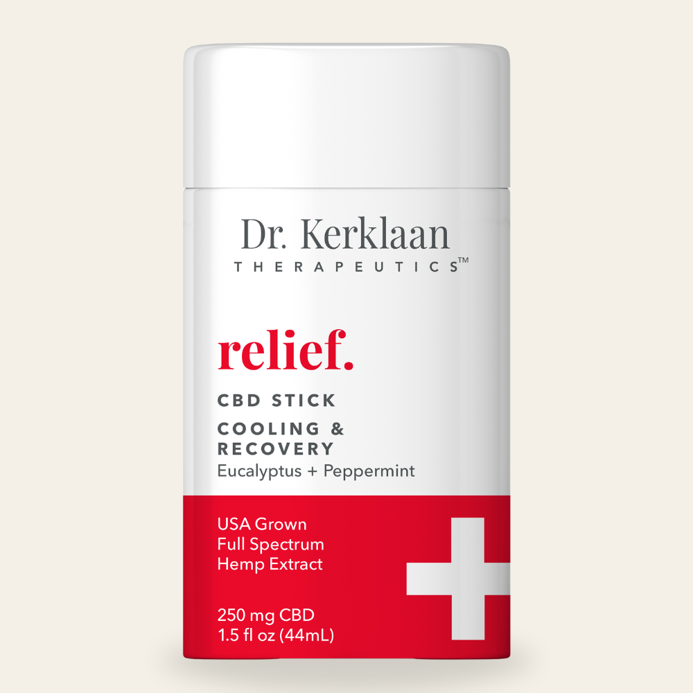 Natural CBD Relief Stick | Dr. Kerklaan Therapeutics | Doctor-Designed